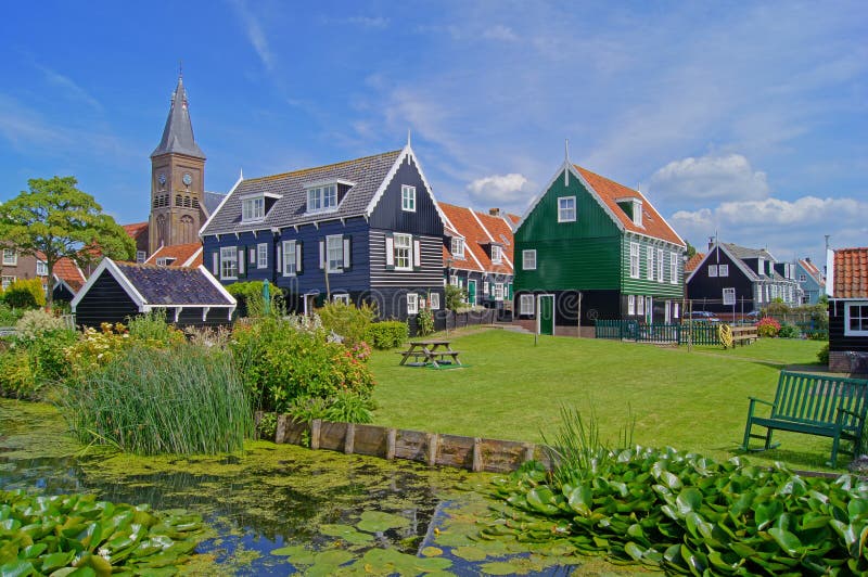 A rural idyll stock image. Image of bush, netherlands - 19948241
