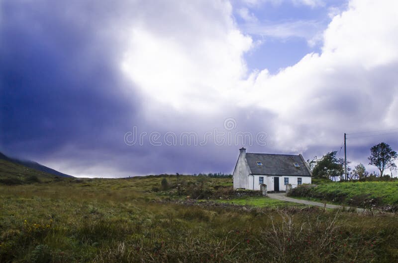 Rural Irish Country Farmhouse Stock Image - Image of rural, home: 32642023