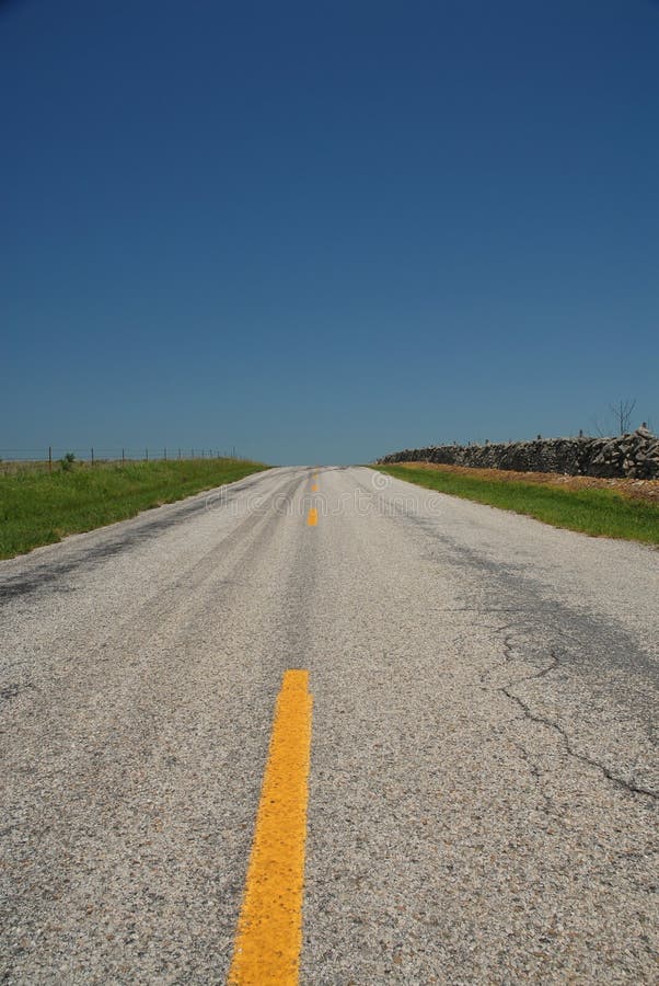 Rural Kansas stock image. Image of trail, escape, blue - 6390445