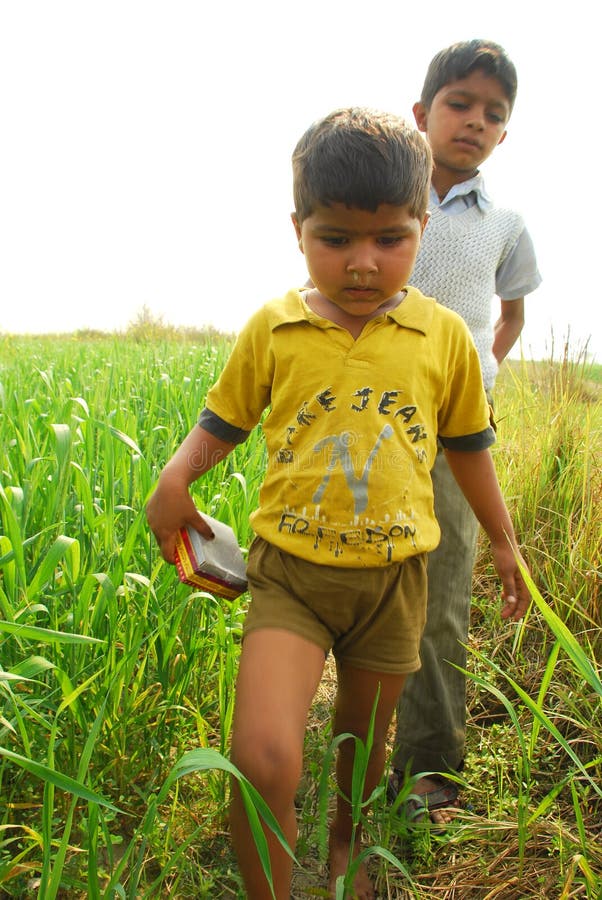 Rural kids editorial photography. Image of walking, kids - 22787027