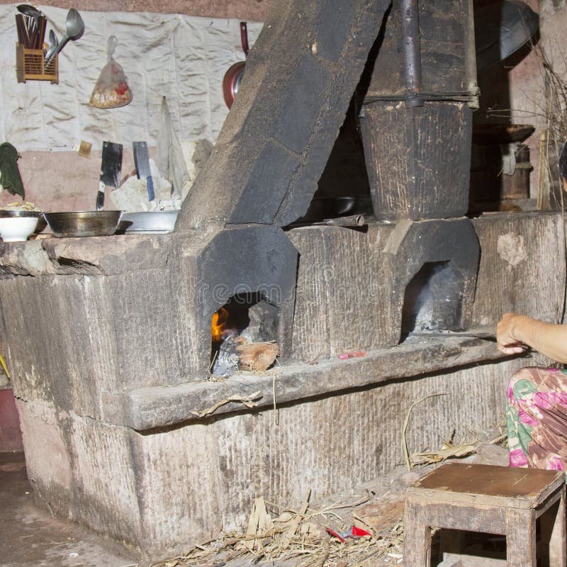 Rural kitchen stock photo. Image of farm, antique, cauldron - 54506382