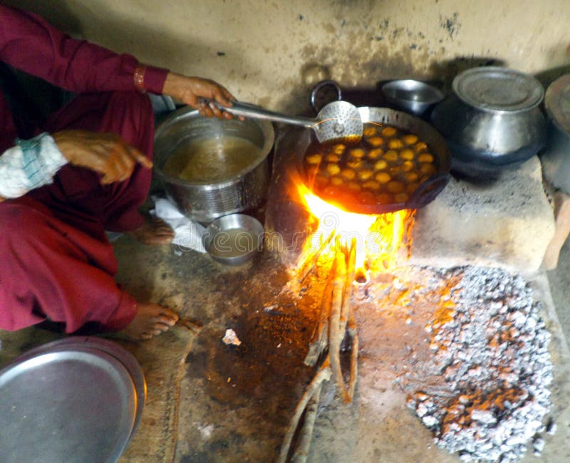 Rural Kitchen, India stock photo. Image of india, kitchen - 84268030