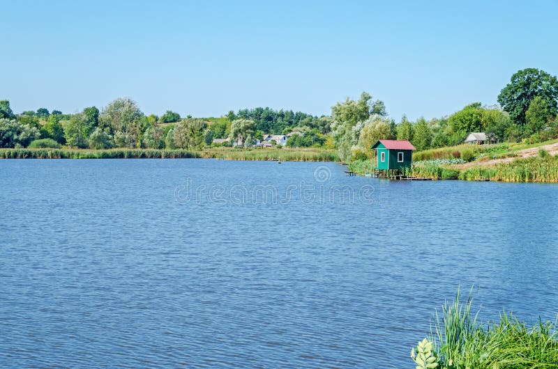Rural lake stock photo. Image of dawn, beautiful, environment - 82914214