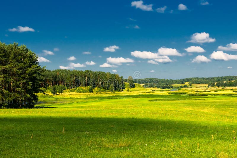 Spring landscape stock image. Image of grass, landscape - 616749