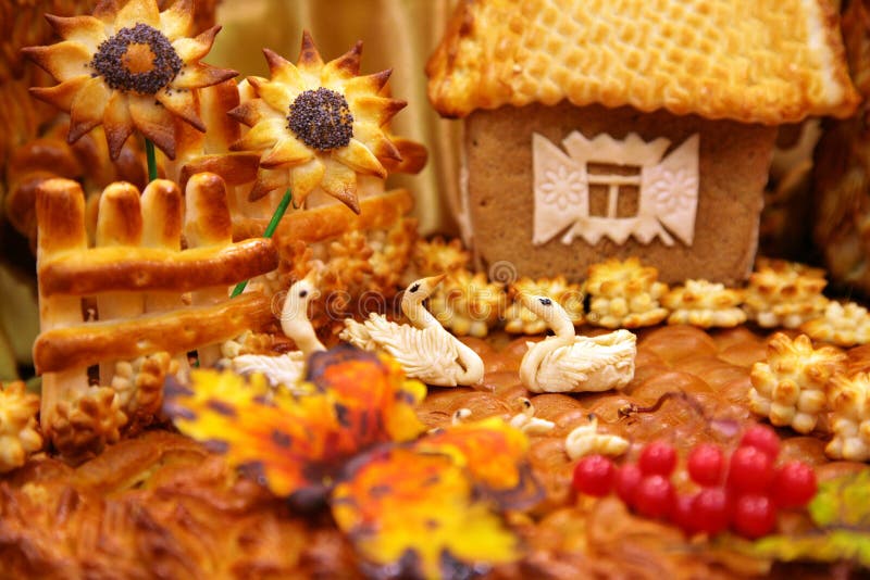 Rural landscape from bread stock photo. Image of decoration - 7891776