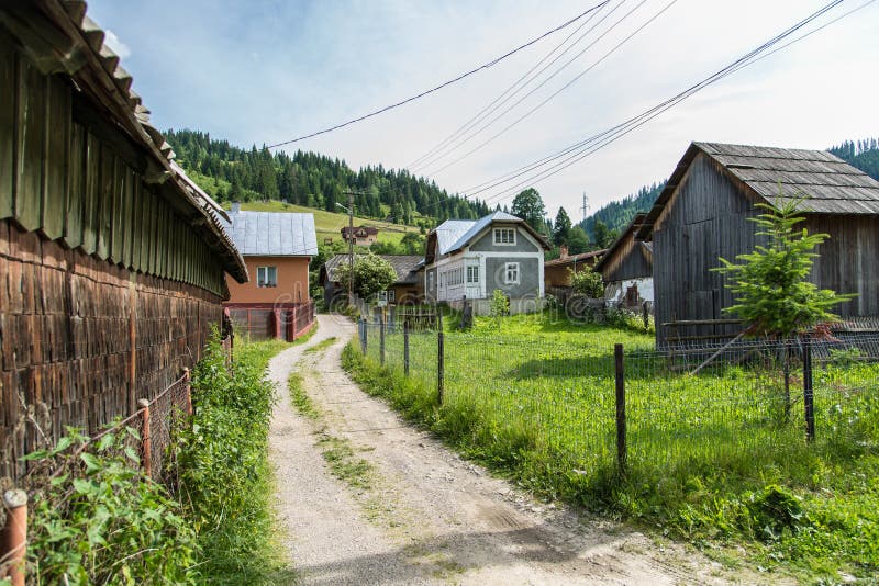 Rural Landscape Bucovina in Romania Stock Image - Image of rick ...