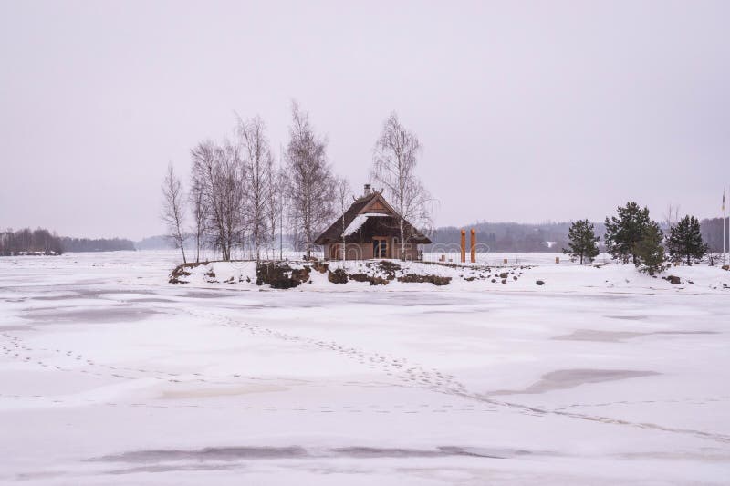 Rural landscape stock image. Image of march, nature, winter - 88388977