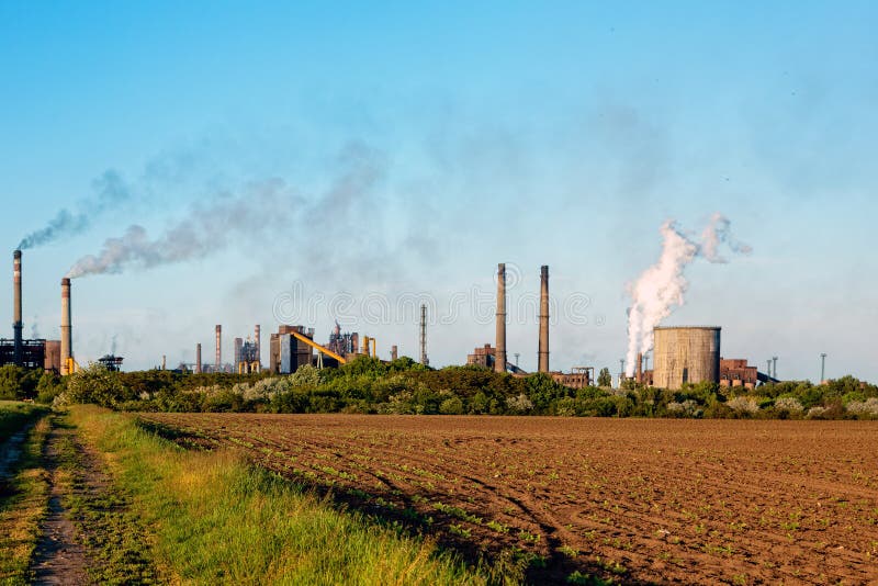 Rural Landscape with Radio Tower Stock Photo - Image of radio, mobil ...