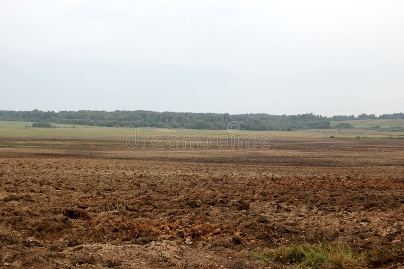 Rural landscape stock photo. Image of soil, forest, agricultural ...