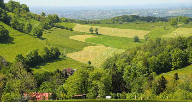 Rural landscape stock photo. Image of mountains, hills - 187027534