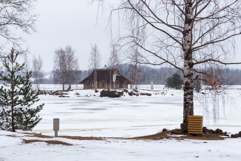 Rural landscape in March stock image. Image of beautiful - 88495567