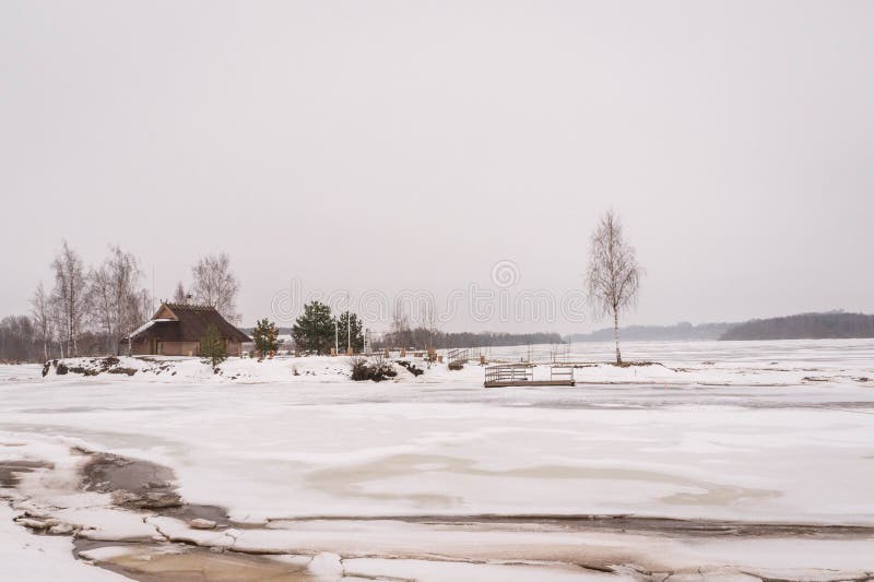 Rural landscape in March stock image. Image of stones - 88541175