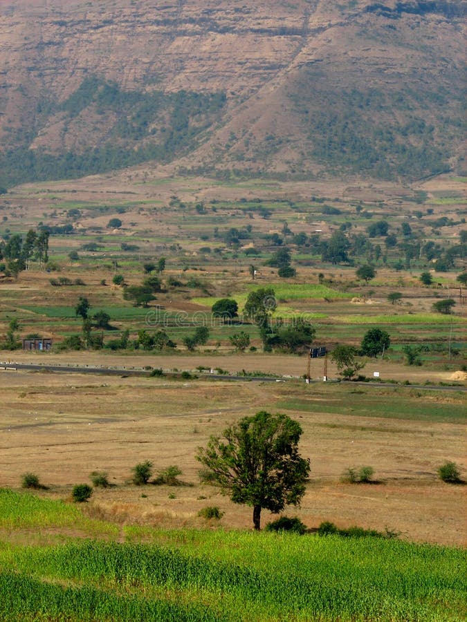 Rural Landscape and Mountain Stock Photo - Image of fields, leafy: 1771272