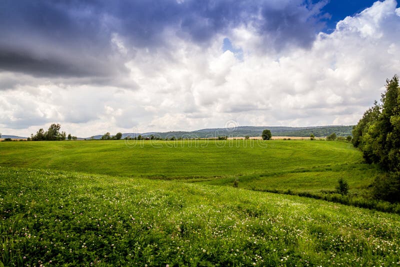 Rural Landscape Quebec Canada Stock Photo - Image of quebec, beauty ...