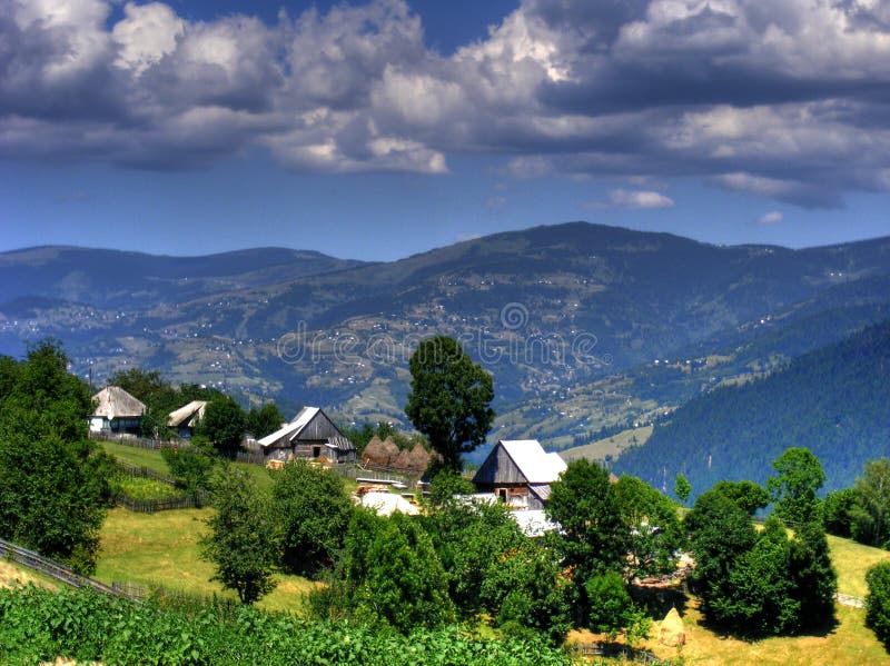 Rural landscape in Romania stock photo. Image of landscape - 8230100