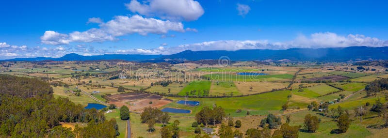 Rural Landscape of Tasmania, Australia Stock Image - Image of panorama ...