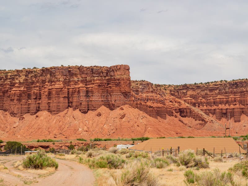 Rural Landscape of Torrey, Utah Stock Image - Image of natural, surface ...