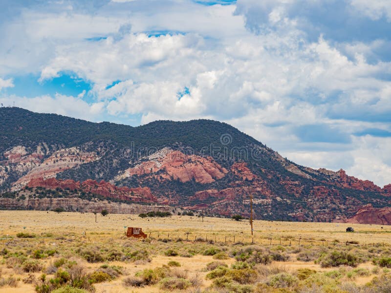 Rural Landscape of Torrey, Utah Stock Image - Image of highland ...