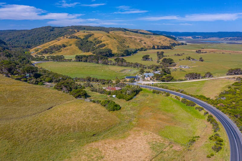Rural Landscape of Victoria, Australia Stock Image - Image of country ...