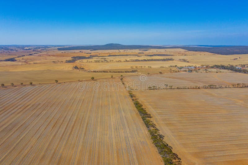 Landscape of Western Australia Viewed from Mount Shadforth Stock Photo ...