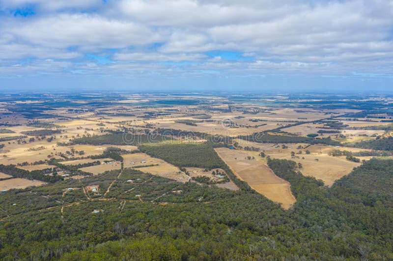 Landscape of Western Australia Viewed from Mount Shadforth Stock Photo ...