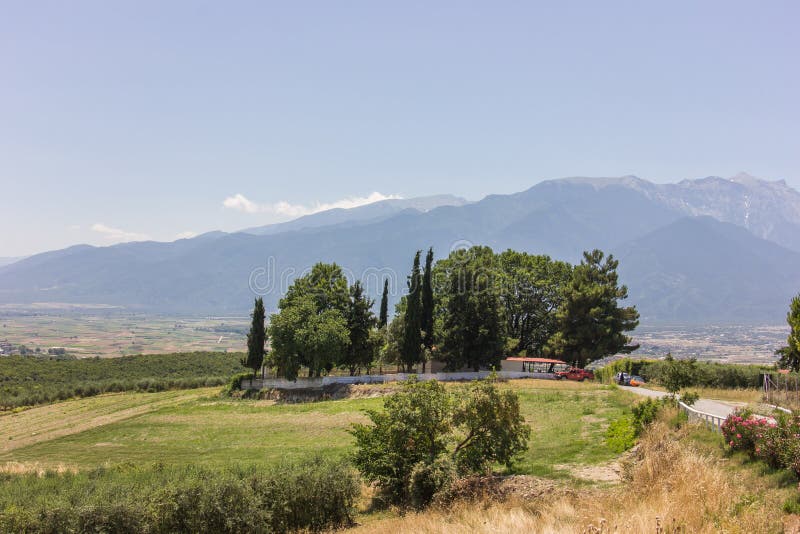 Rural lanscape of Greece stock image. Image of europe - 57430685