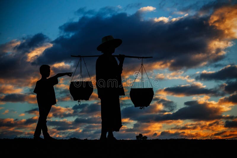 Rural life in Thailand stock photo. Image of rural, asian - 172851226