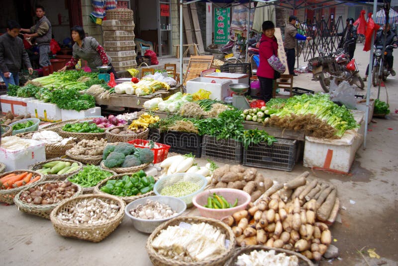 Rural market editorial image. Image of woman, cabbage - 22663870