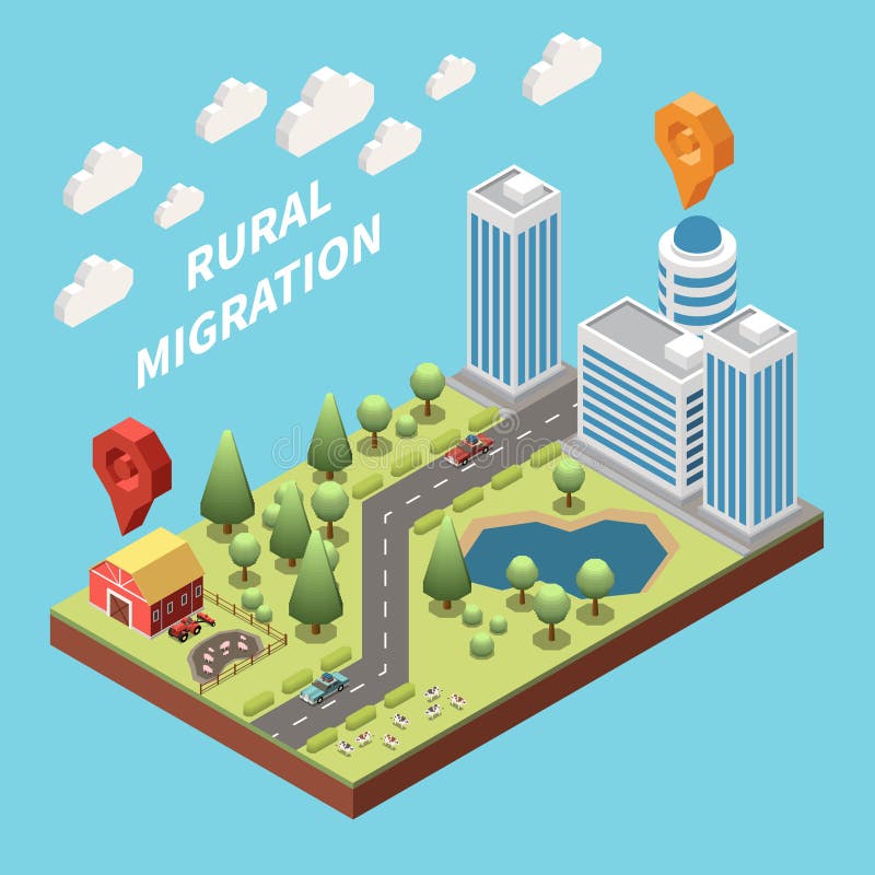 Population Migration Stock Illustrations – 1,071 Population Migration ...