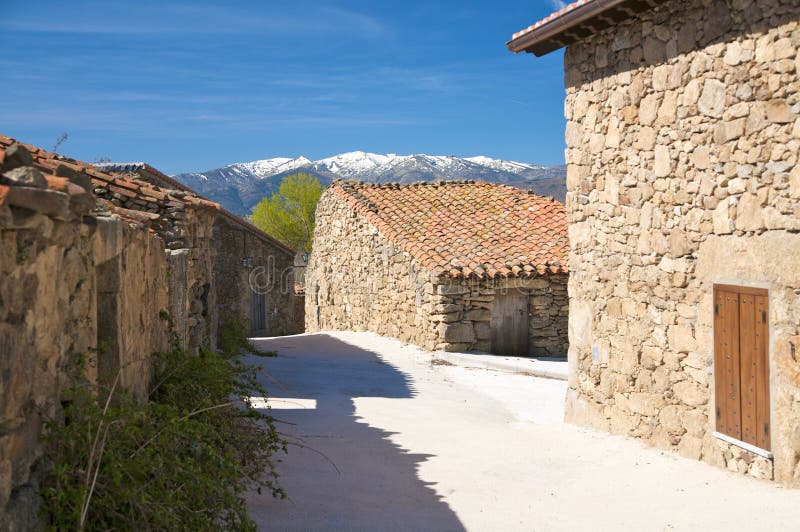 Rural old street stock image. Image of outdoor, stone - 10522017