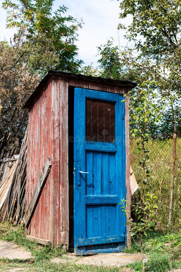 Rural Old Toilet, Ecological Toilet Stock Photo - Image of nature ...