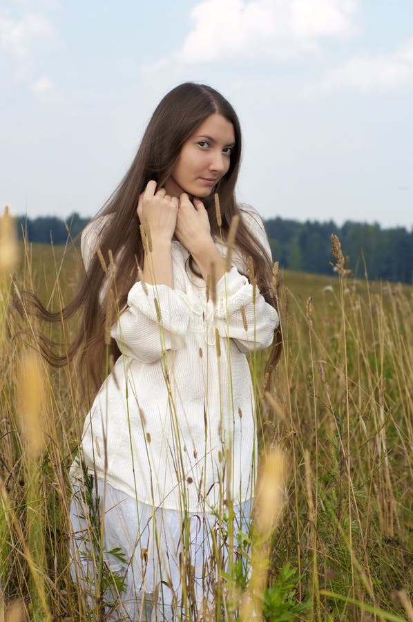 Rural portrait stock photo. Image of fashion, green, happiness - 19140648