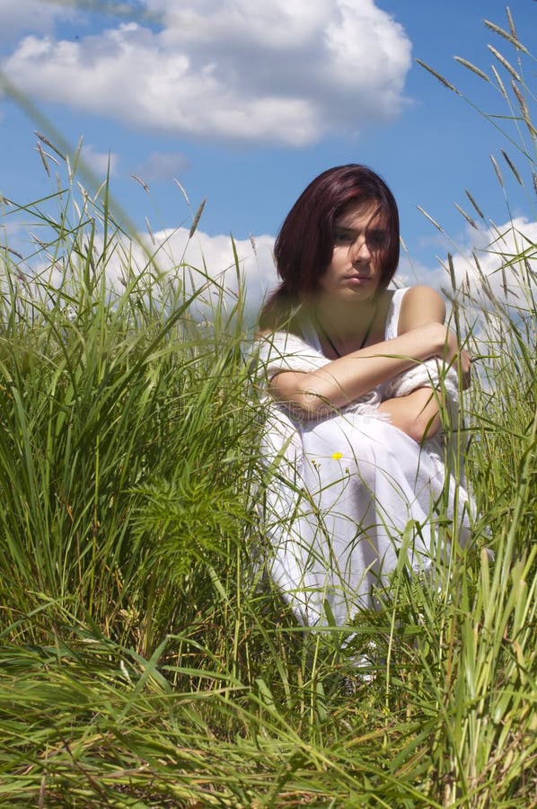 Rural portrait stock image. Image of outdoors, fashion - 19253277