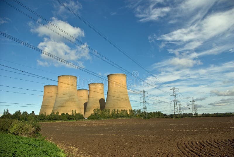 Rural power station stock image. Image of electric, industrial - 6736201