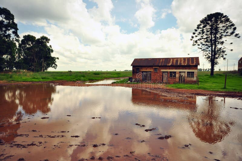 Rural Reflection stock image. Image of ripples, reflected - 45214361