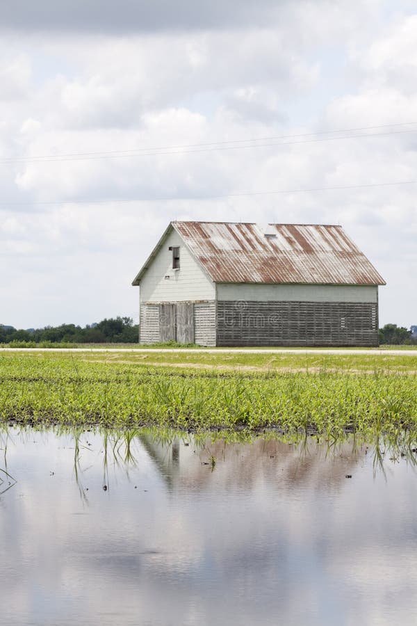 Rural Reflections stock photo. Image of roof, ripple - 14579792