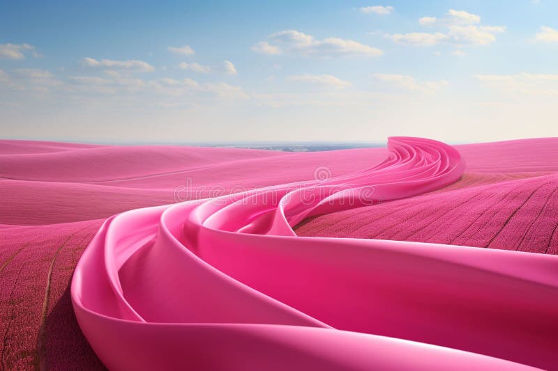 Rural Resilience Farmland Fields Shaped into a Stock Illustration ...