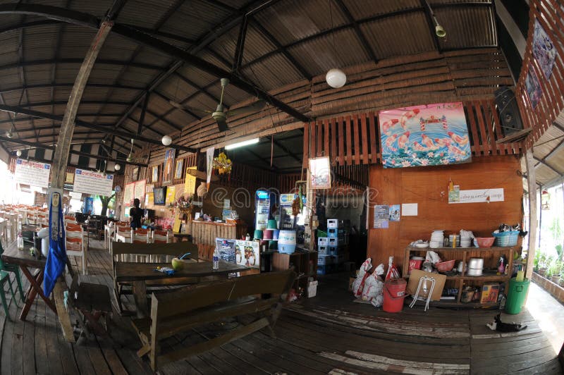 Rural Restaurant Interior Design Editorial Stock Photo - Image of ...