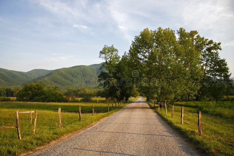 Rural Road stock image. Image of america, tourism, cove - 19864111