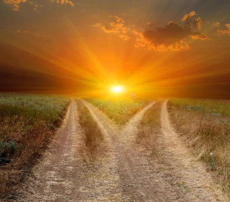 Rural road stock photo. Image of farm, meadow, land, clear - 23100430
