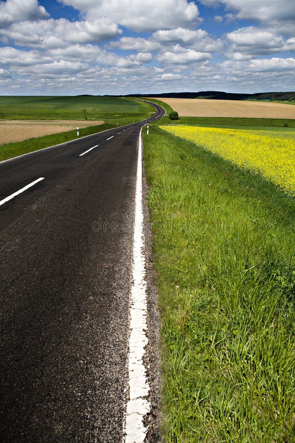 Rural road stock image. Image of country, highway, field - 24840543