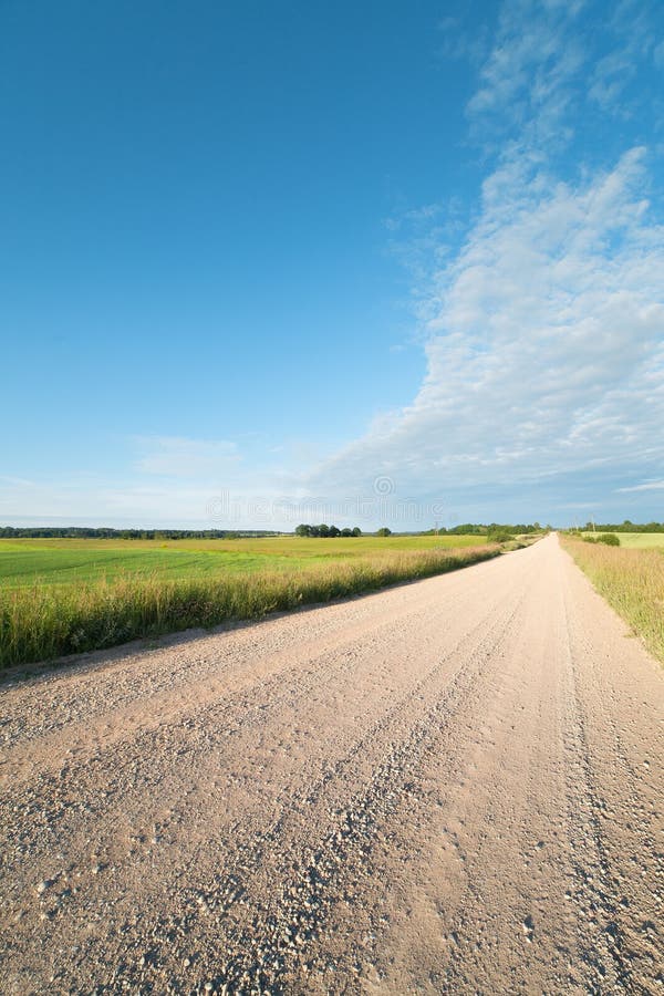 Rural road. stock image. Image of dirt, rural, summer - 25557193