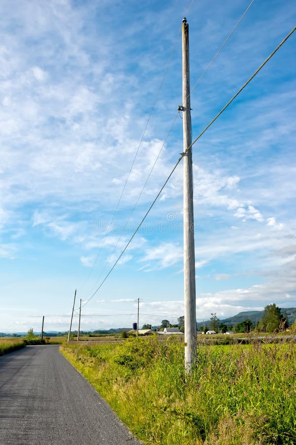 Rural Road Out in a Country Setting Stock Image - Image of people ...