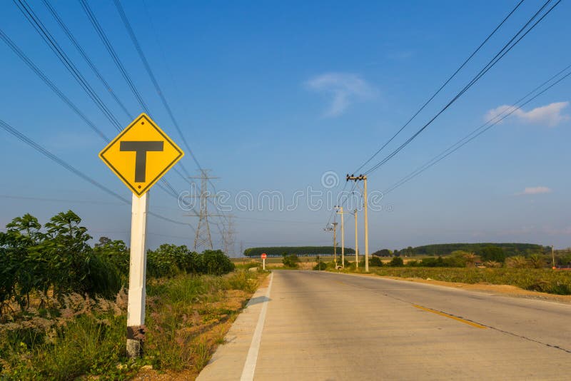 Traffic Sign Post in Isolate Stock Image - Image of signs, warning ...