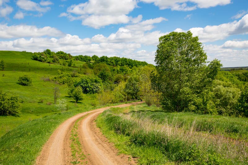 Road Turn in Mountains stock photo. Image of narrow, country - 62561508