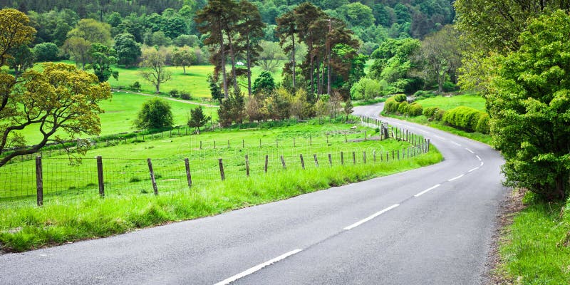Rural road stock photo. Image of journey, spring, england - 31835932