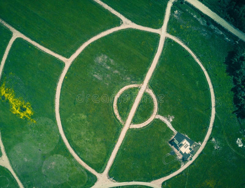 Rural Roads from a Bird-eye View Stock Photo - Image of summer, outdoor ...