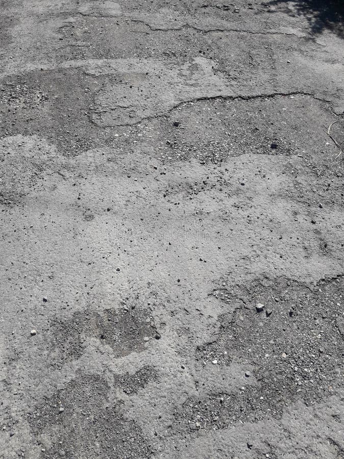 The Rural Roads Deteriorate. Stock Image - Image of roads, cracked ...