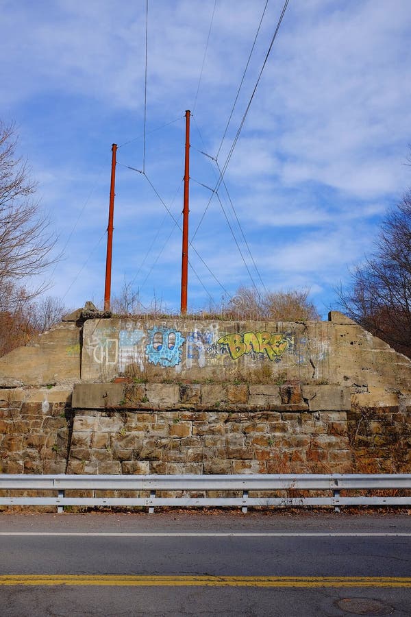 Rural Roadside Graffiti editorial photo. Image of country - 83711526