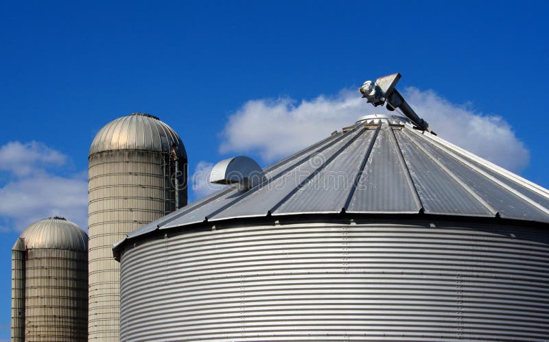 Rural Rooftops stock photo. Image of farm, auger, roofs - 742238